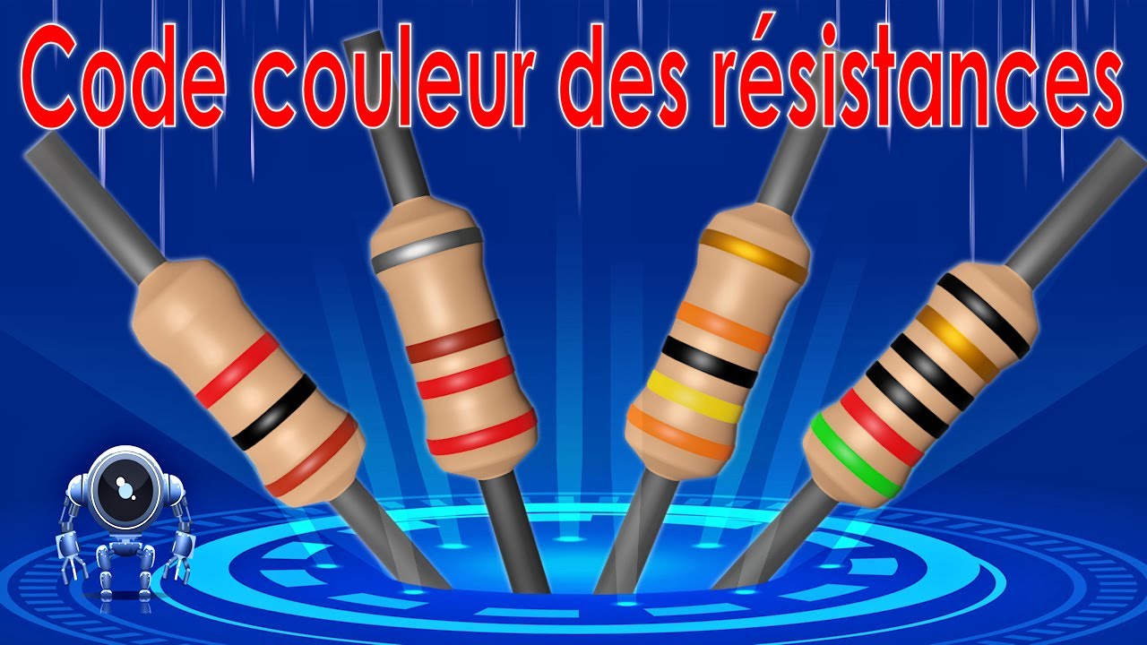 Electronique le code couleur des résistances, 3 anneaux, 4 anneaux, 5 anneaux, 6 anneaux. - YouTube