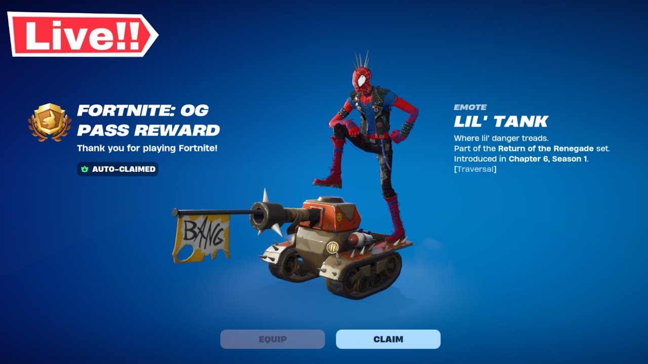 🔴Fortnite SPIDER PUNK *NEW* ITEM SHOP TODAY December 6! (Chapter 6 LIVE ...