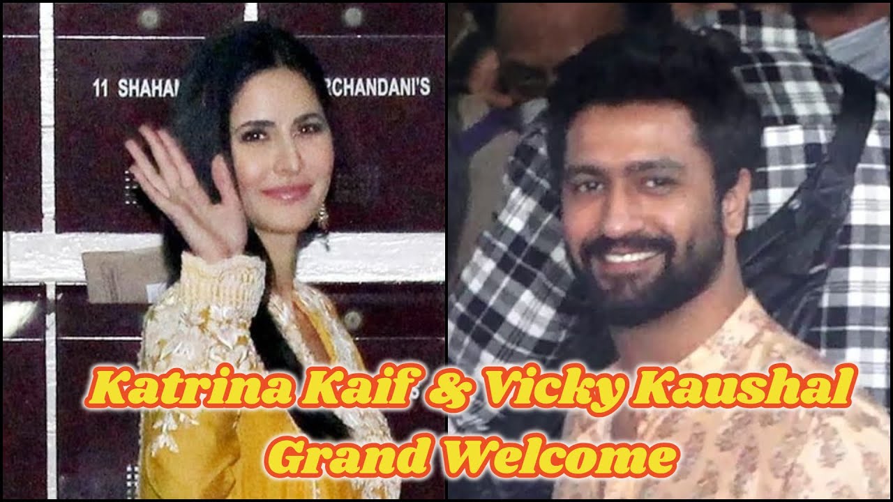 Katrina Kaif and Vicky Kaushal's Grand Welcome at Sixth Senses Fort ...