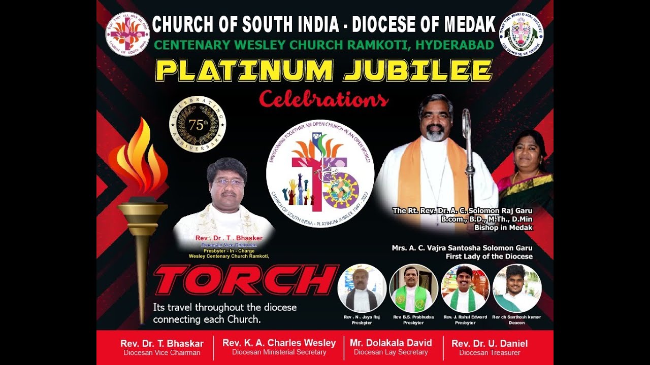 CSI CENTENARY WESLEY CHURCH RAMKOTE PLATINUM JUBILEE CELEBRATIONSS 5-9 ...