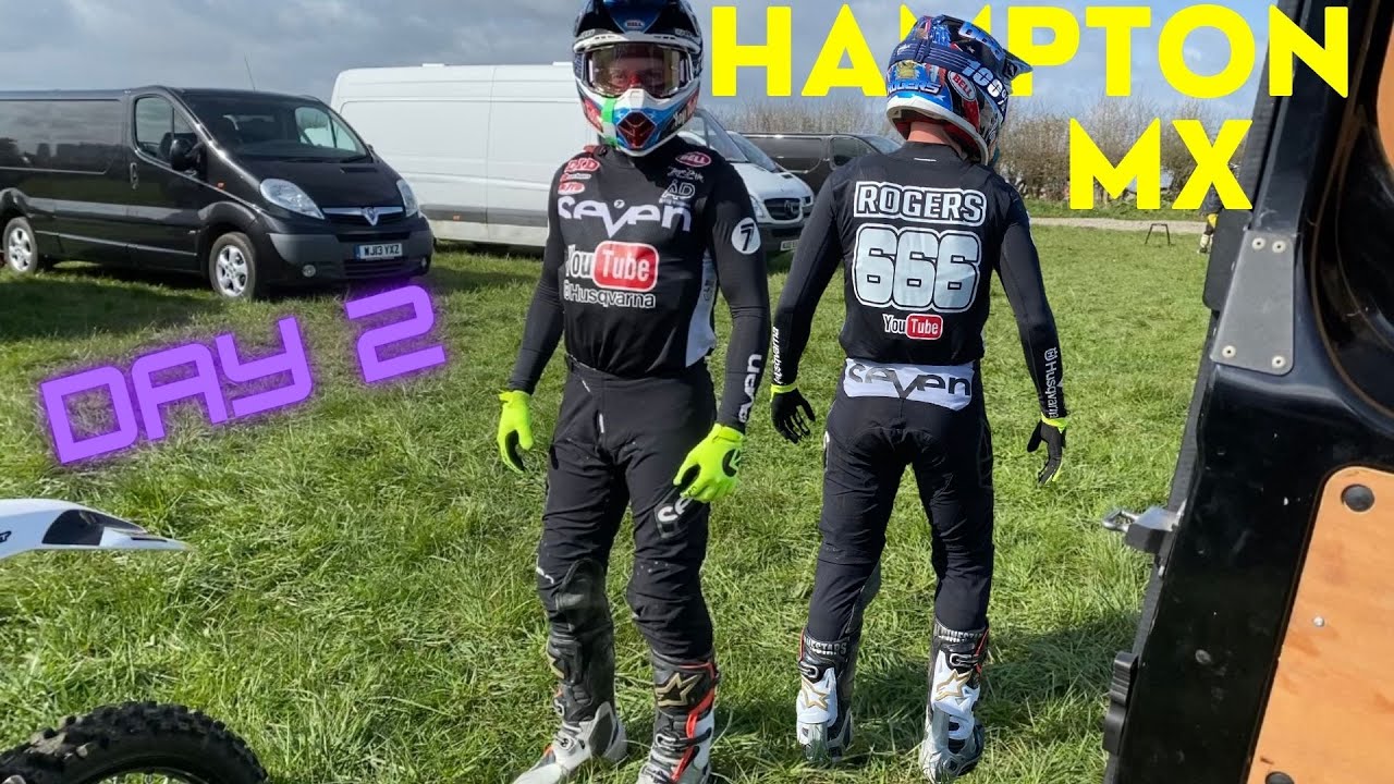 SUPER ROUGH TRACK!! Day 2 At Hampton Mx Track - YouTube