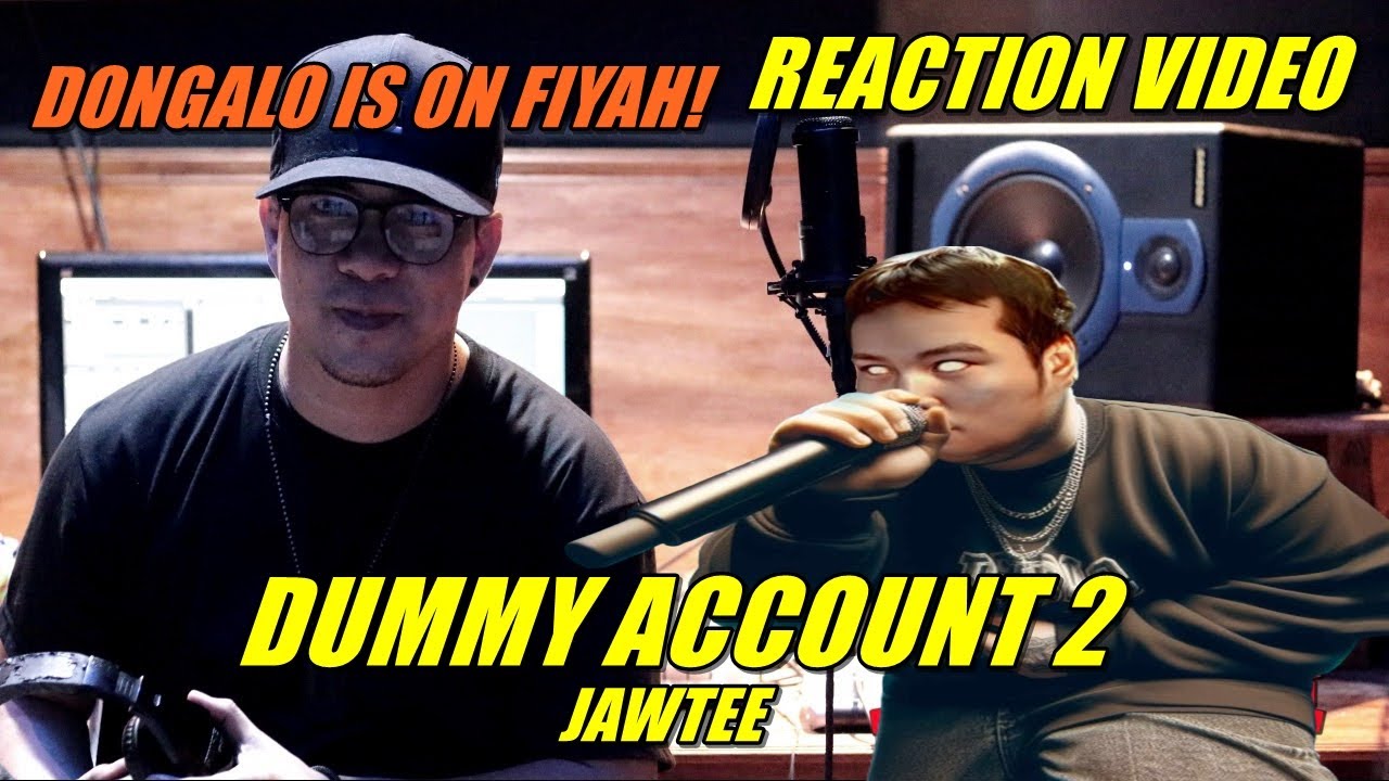 JAWTEE - DUMMY ACCOUNT II (LYRICS VID) REACTION VIDEO - YouTube