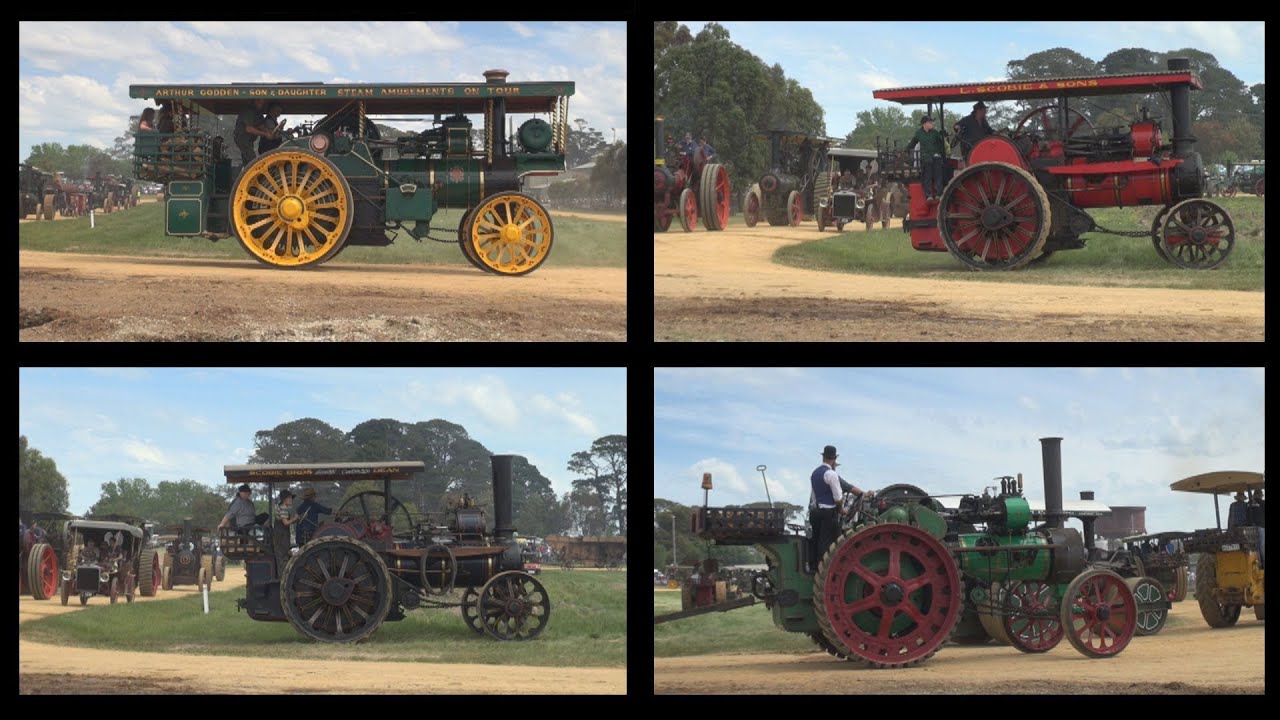 Lake Goldsmith Steam Rally : The Grand Parade - YouTube