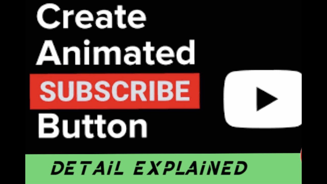 How To Make Animated Subscribe Button With Sound Effect Using Iphone ...
