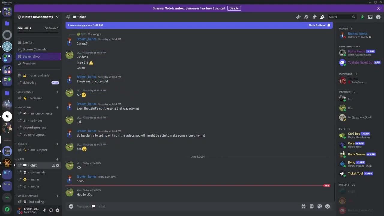Discord.js ticket bot tutorial v14 part 5 - YouTube
