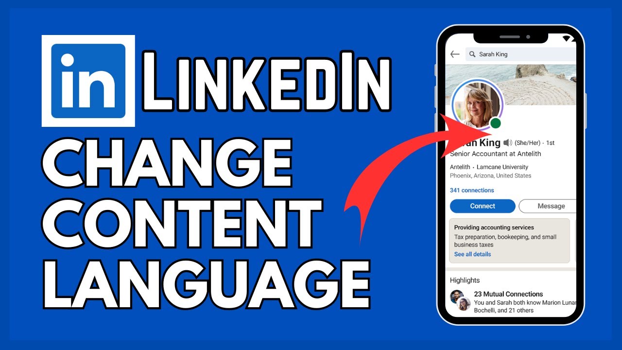 How to Change Content Language in LinkedIn 2024? - YouTube