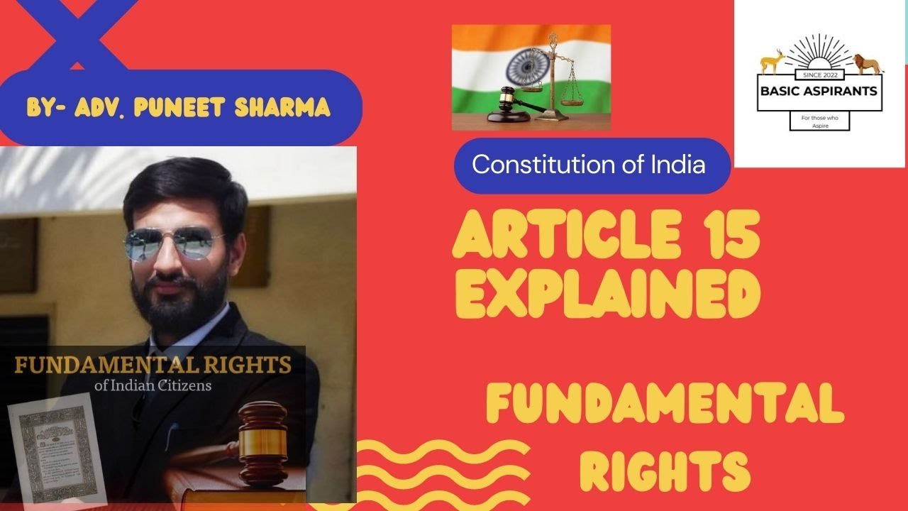 Article 15 Fundamental Rights | Constitution of India | For JUDICIARY ...