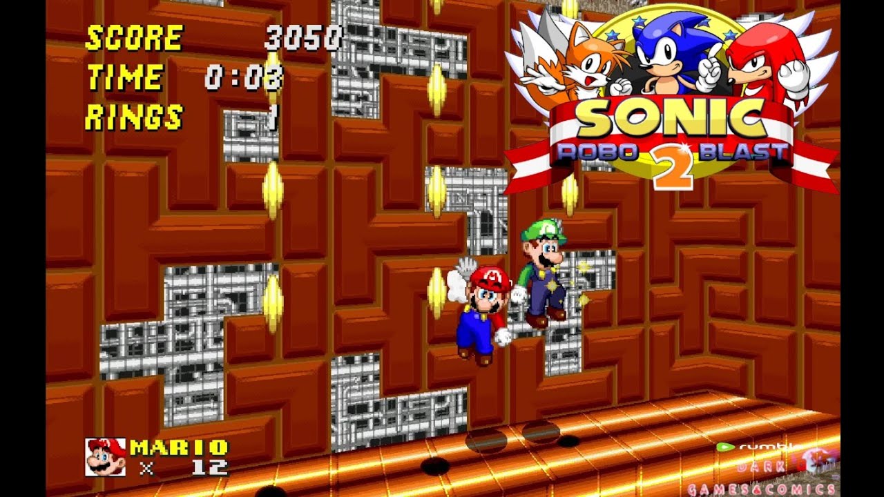 Sonic RB2 Super Mario Bros. Gameplay (4k60Fps) - YouTube