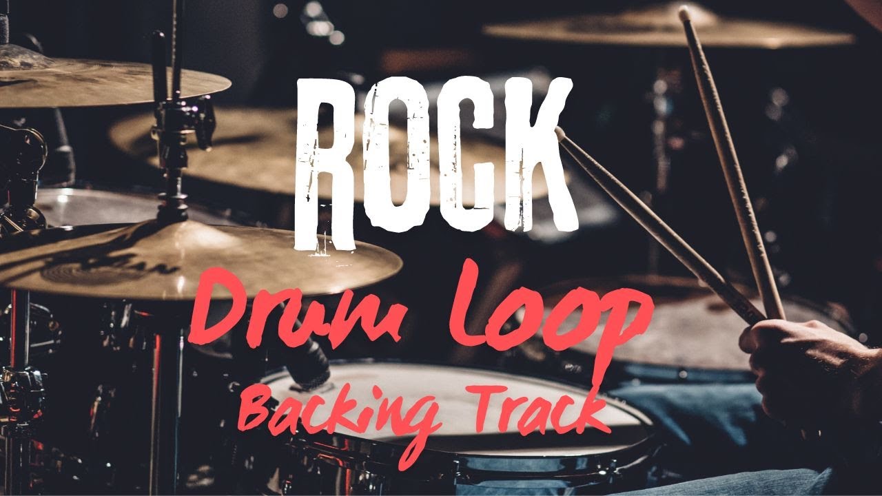 Shuffle Rock Drum Loop Backing Track 180 bpm - YouTube