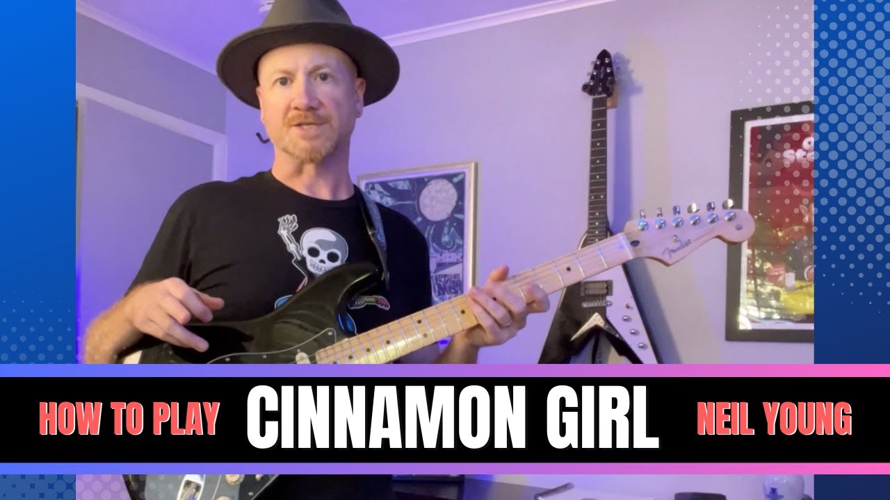 Cinnamon Girl Guitar Lesson and Play Along | Great for Beginner Guitar ...