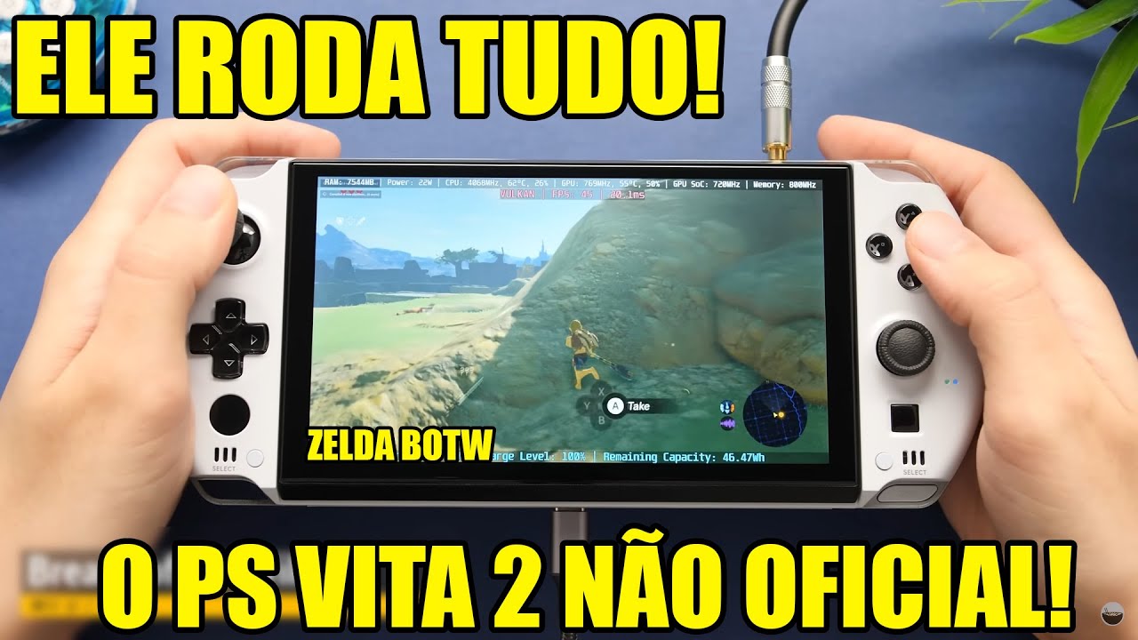 O PS VITA 2 NÃO OFICIAL QUE RODA TUDO! CONHEÇA O GPD WIN 4! PC PORTÁTIL ...