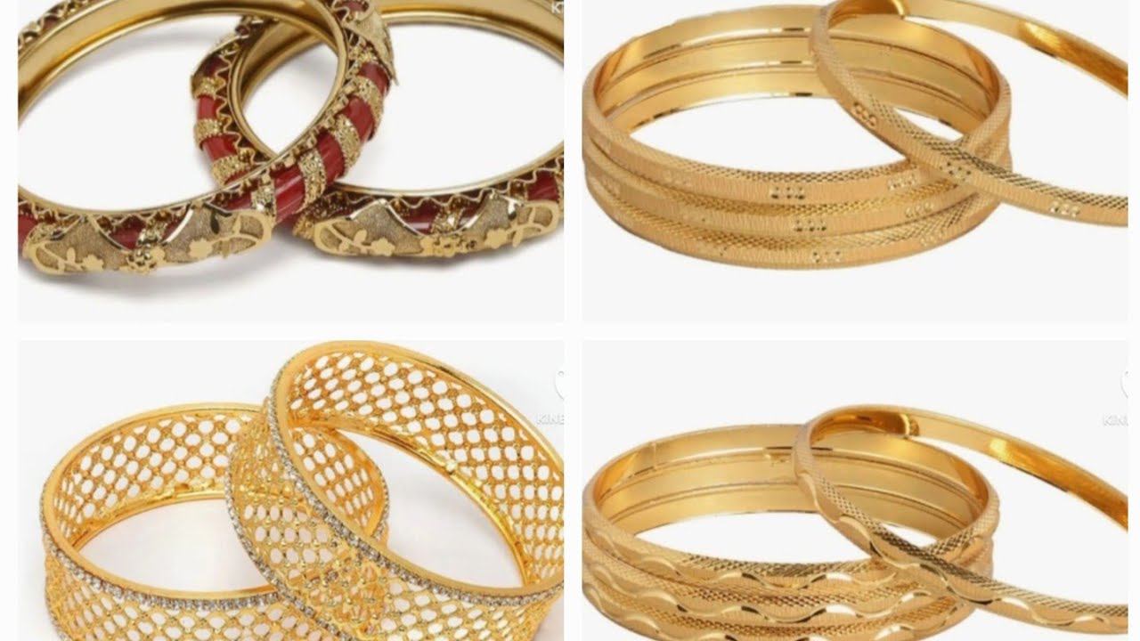 letest colorful bangle collection new design 2023 // gold bangle ...