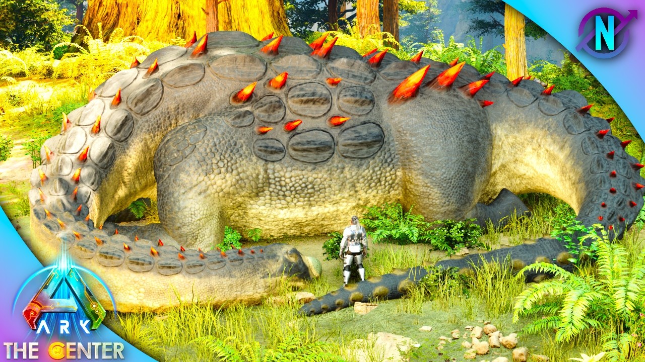 Domei o Diamantinasaurus Enquanto ele Dormia!! - ARK The Center [EP18 ...