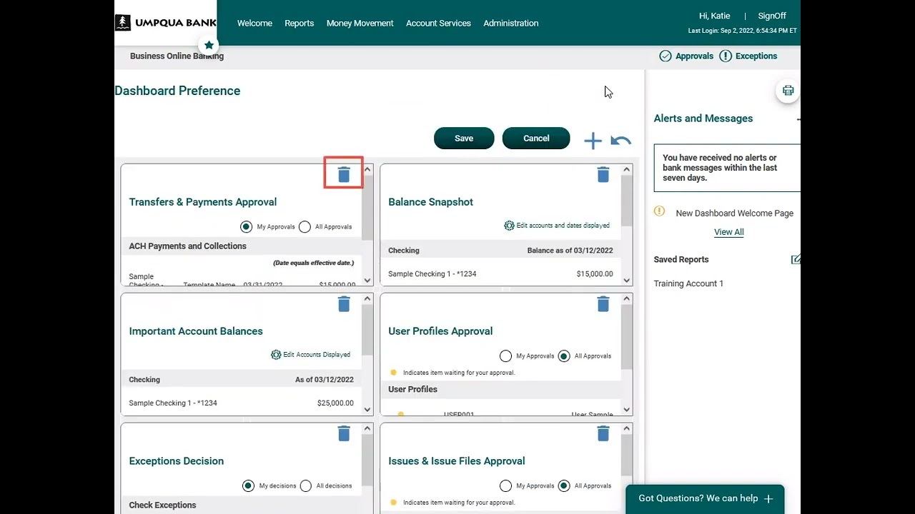 Umpqua Bank Homepage