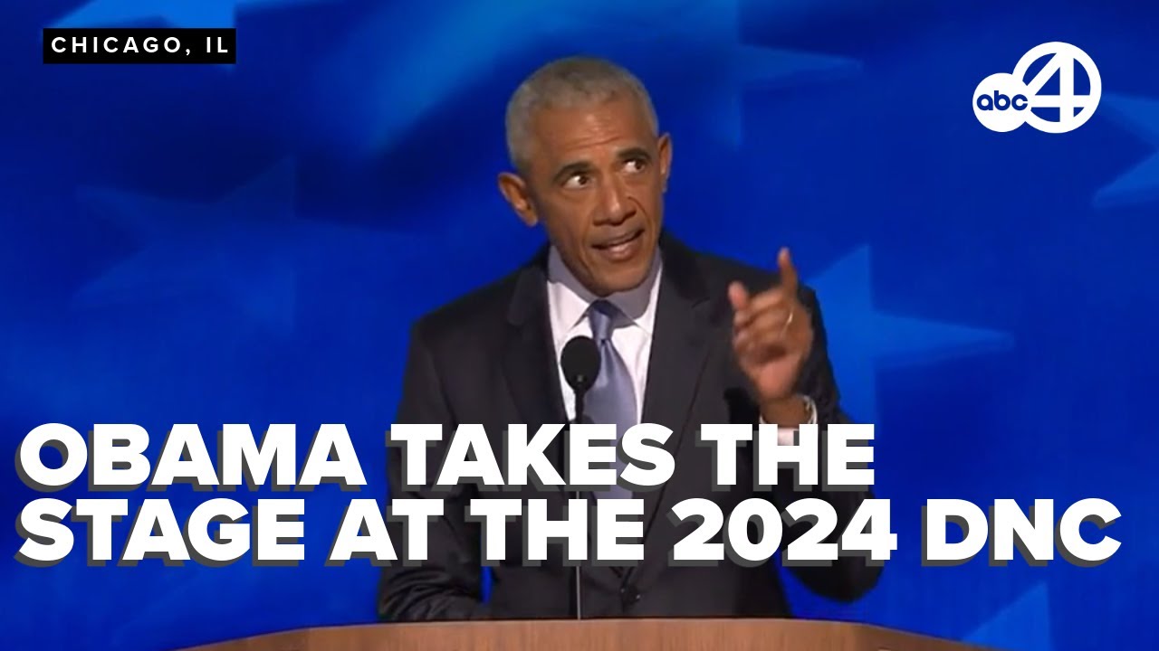Barack Obama speaks at the 2024 Democratic National Convention - YouTube