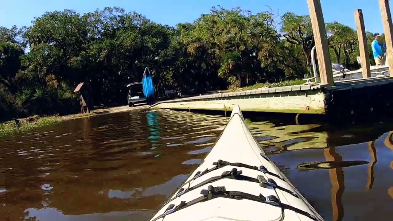 Kayaking Pumpkin Hill Creek at Cedar Point Preserve - YouTube