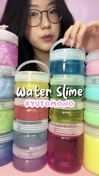 koleksi water slime kyutomono 😚 #kyutoslime - YouTube
