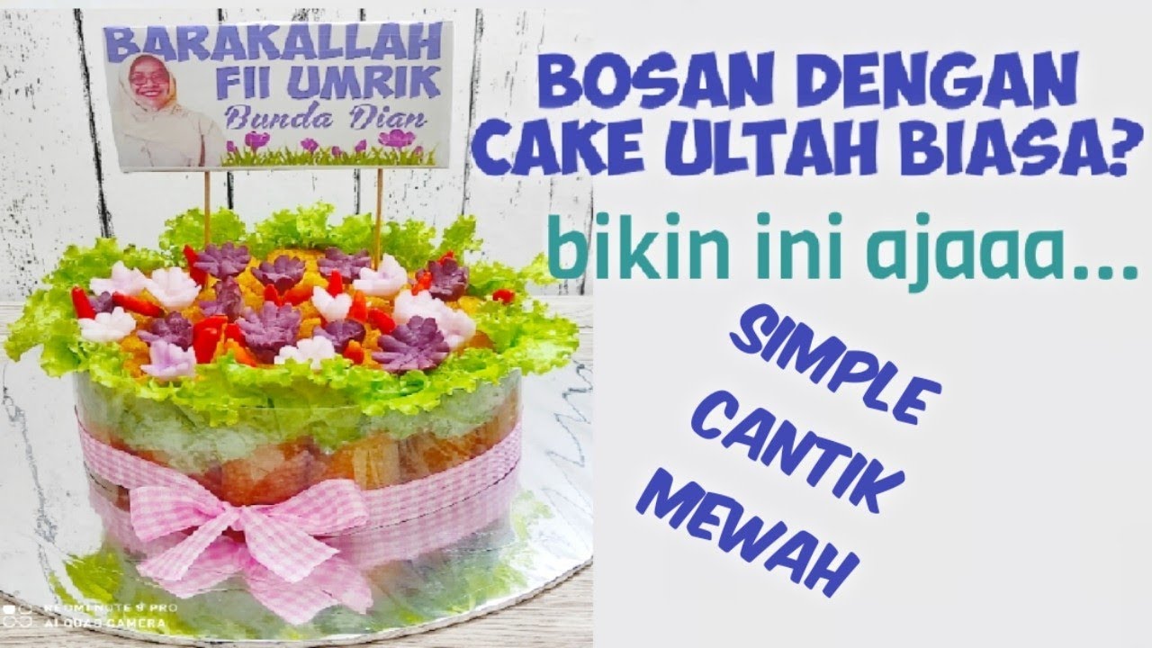 Tutorial Menghias Cake Ultah Dari Risoles - YouTube