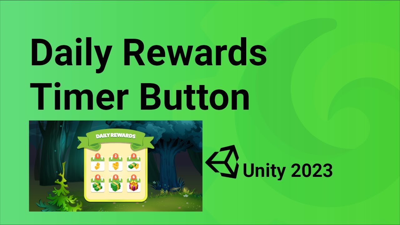 Daily Rewards v2.0 - Timer Button Tutorial - Unity 2023 - YouTube