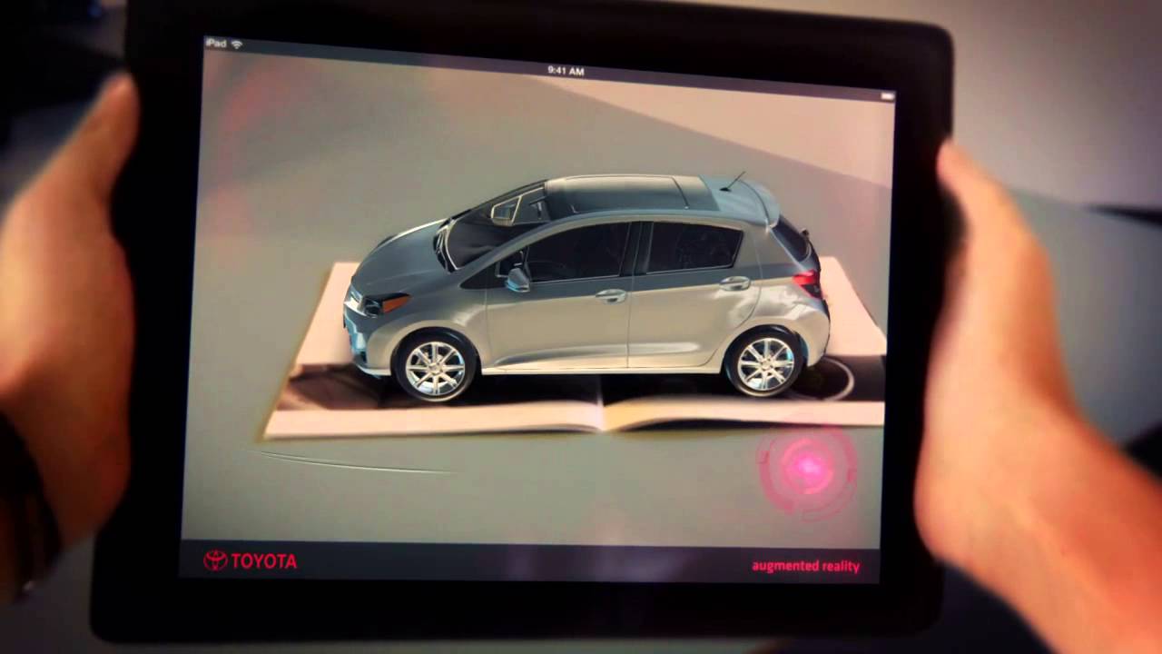 Concept Toyota Yaris Augmented Reality - YouTube