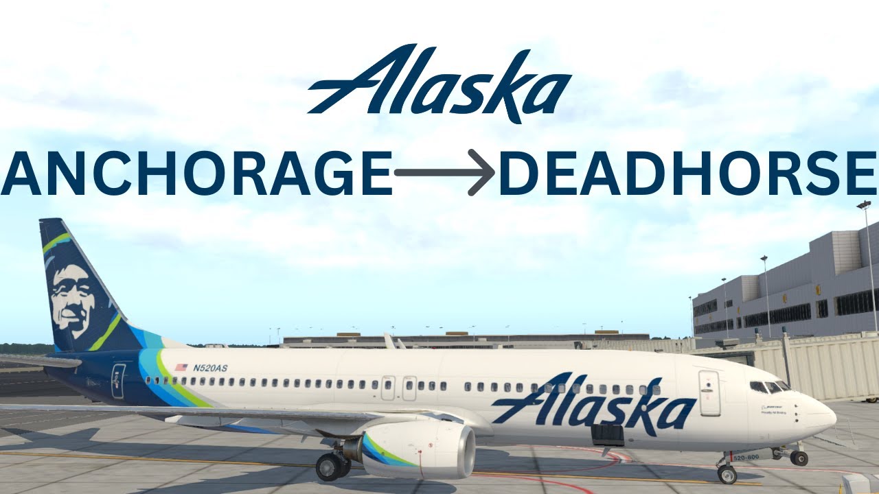 Anchorage → Deadhorse | Level Up 737-800 | Alaska 55 | VATSIM - YouTube