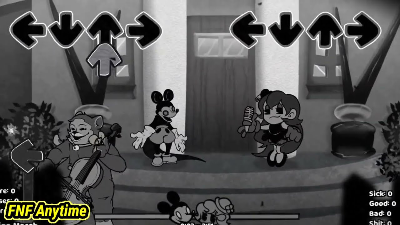 Friday Night Funkin' Mickey Mouse | Spring March Song (VS Puppet Mickey ...