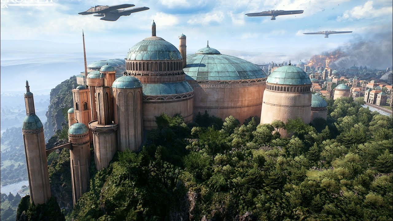 Streets of Theed, Naboo - Star Wars Fan Film/ Cinematic Video 4k Battlefront 2 - YouTube