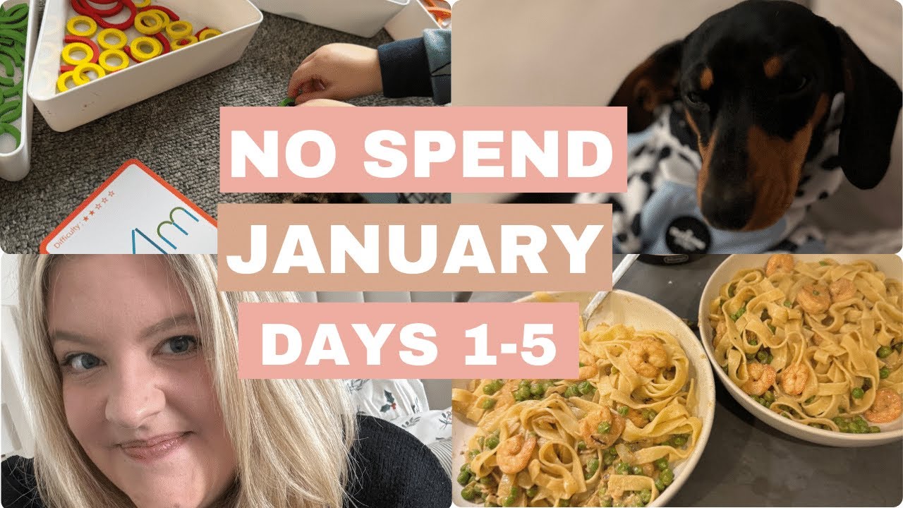 No Spend January | days 1-5 | Last parcels, Vinted fail & no more ...
