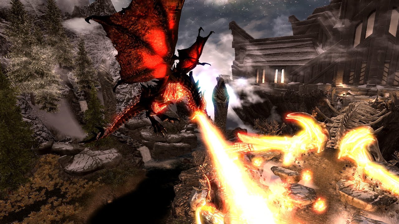 Skyrim Evolution 2.4 "Алдуин - сложность" безумие" - YouTube