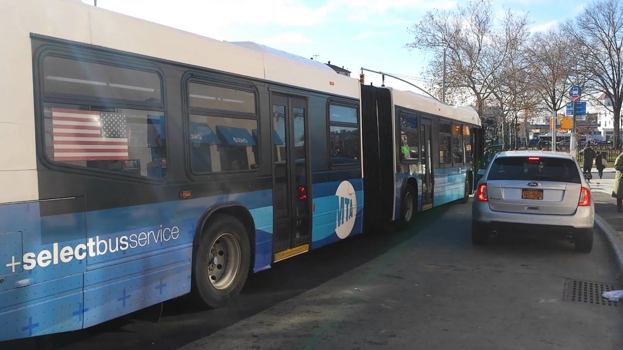 NYCTA Exclusive! 2012 Nova Bus LFSA [#5896] Q44 +SBS @ Hugh J. Grant ...