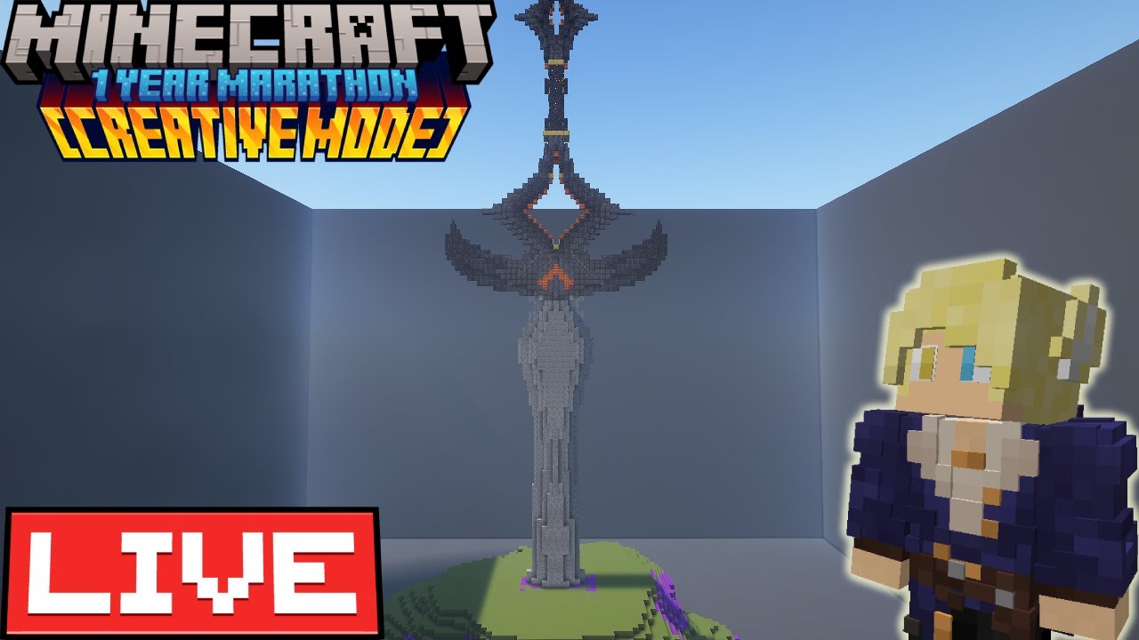 Minecraft 1 year Creative Marathon Day 5! Getting creative with ...