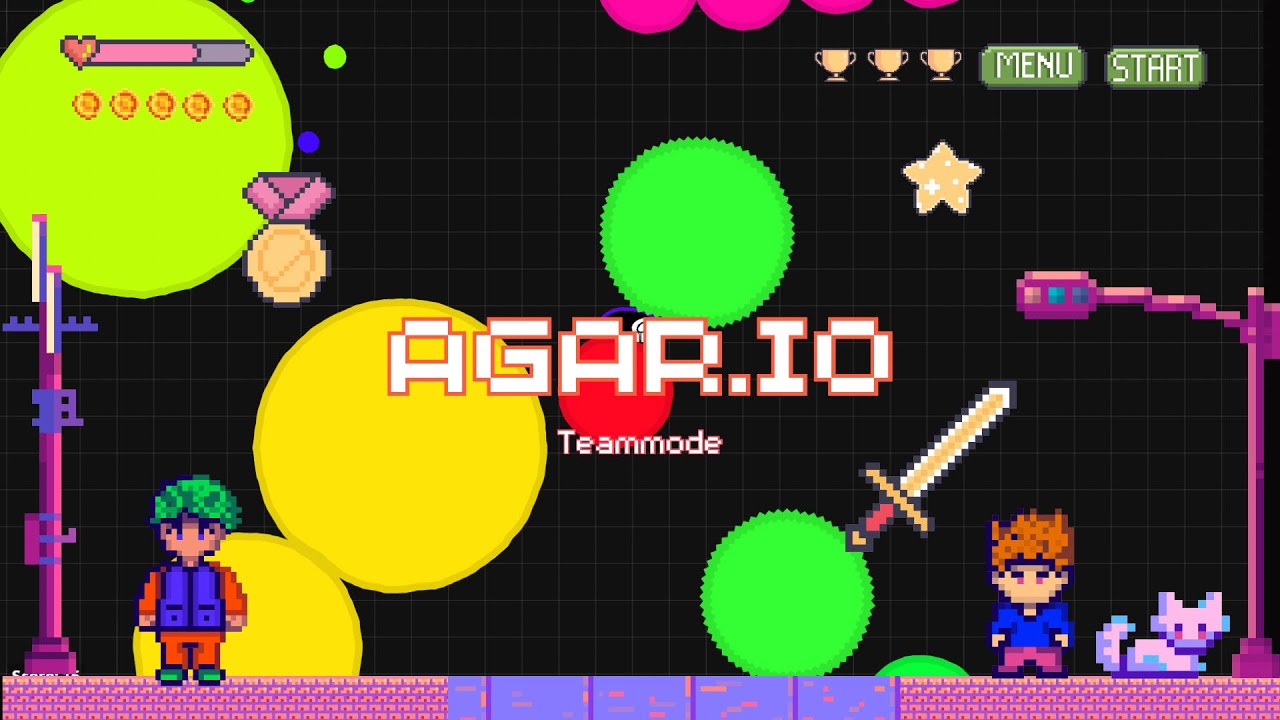 [Agar.io] Spectating in team mode - YouTube