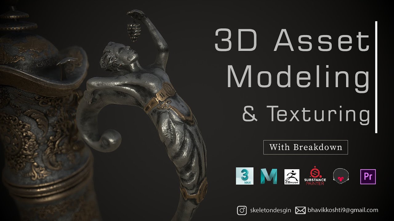 3D Asset Modeling with Breakdown | Best Student's Work of the month ...