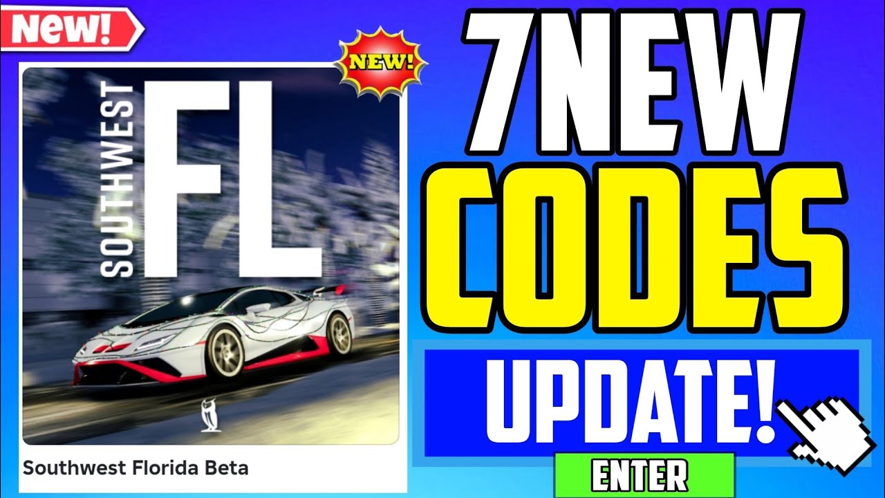 *SECRET UPDATE!* | Southwest Florida Beta CODES 2025 (ROBLOX SOUTHWEST ...