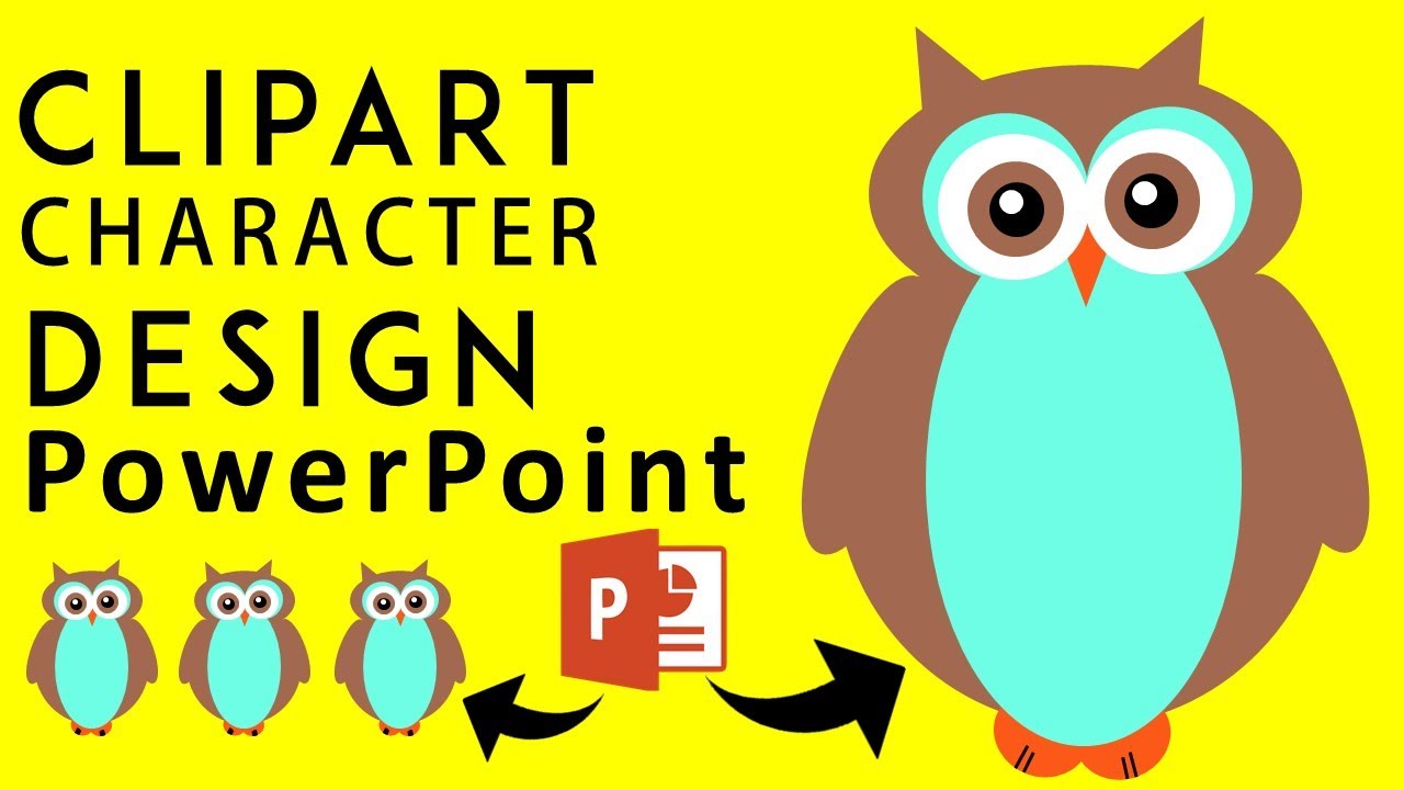 How To Make Cartoon Clipart Design In PowerPoint Using Different Shape How To Make Cartoon Clipart Design In PowerPoint Using Different Shape