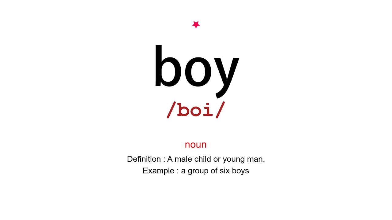 How to pronounce boy - Vocab Today - YouTube