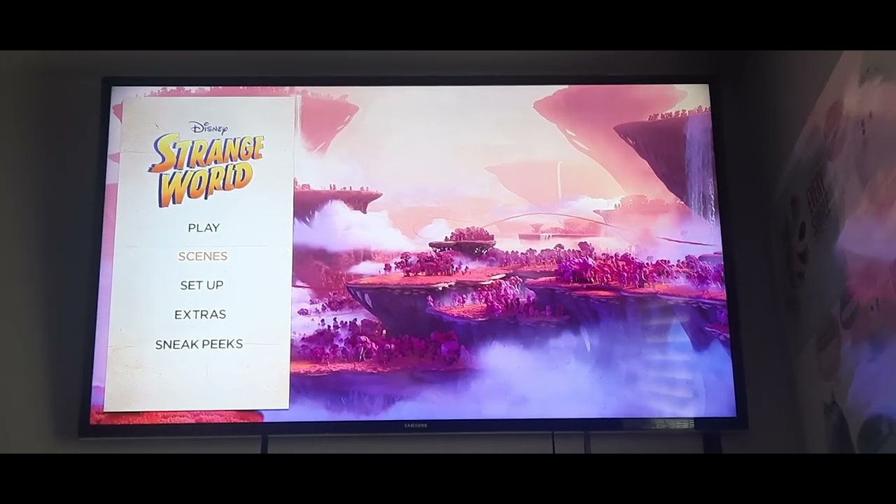 Strange World 2023 UK Blu-ray Menu Walkthrough - YouTube