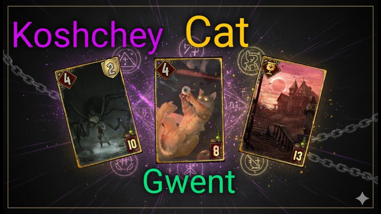 Gwent Cat Koshchey thrive Monsters vs #monsters NR #syndicate #witcher ...
