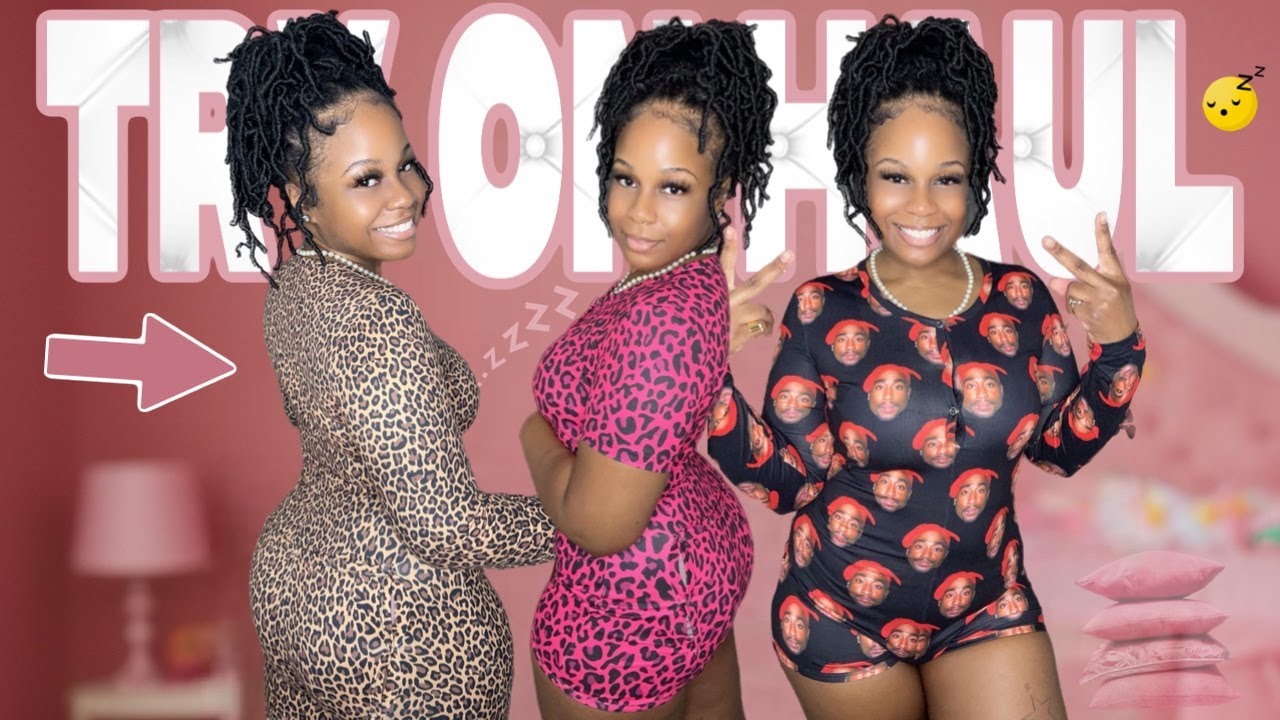 TRY ON HAUL | MY FAILED SLEEPWEAR TRY ON. - YouTube