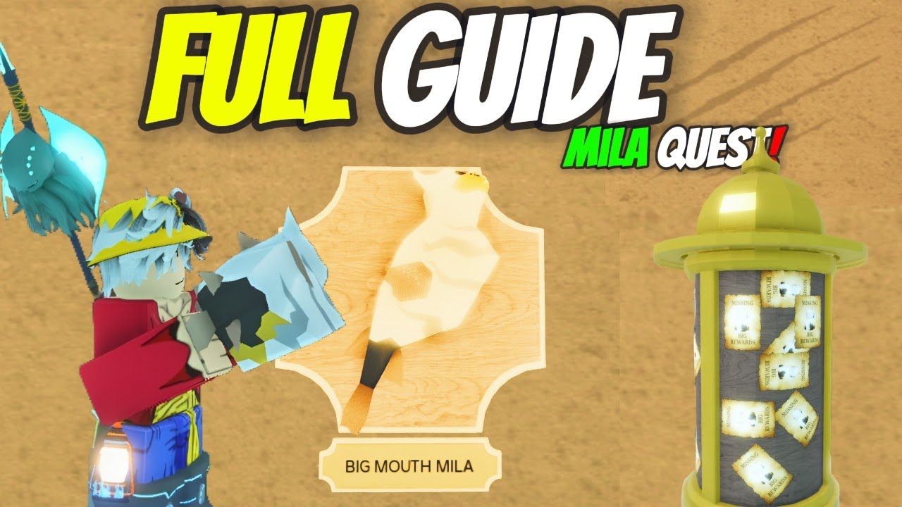 FULL GUIDE To MILA QUEST "STEP 1" In FISCH Roblox! - YouTube