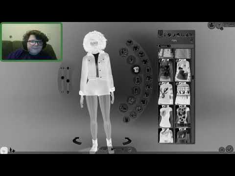 I make a sim with inverted Grayscale turned on - YouTube