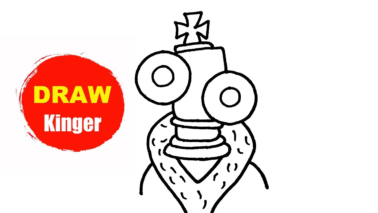 How To Draw Kinger | The Amazing Digital Circus Drawing - YouTube