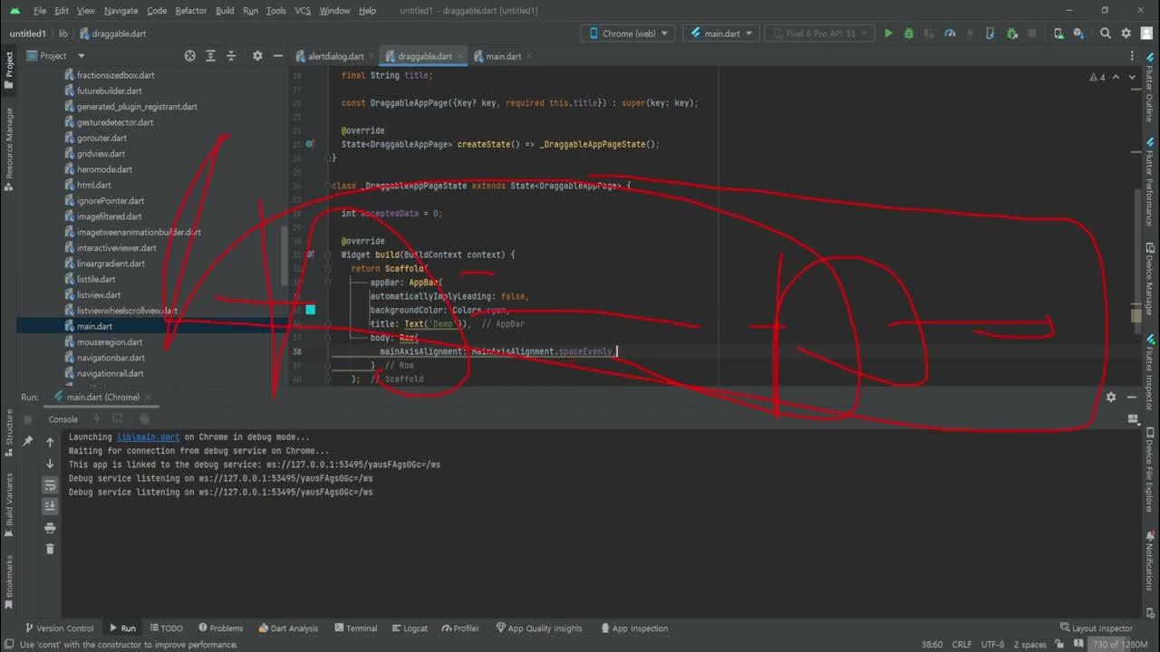flutter draggable - YouTube