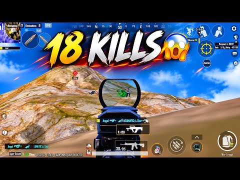 18 kills solo vs squad 🤫 War mode😈 #bgmi #pubg #gaming 