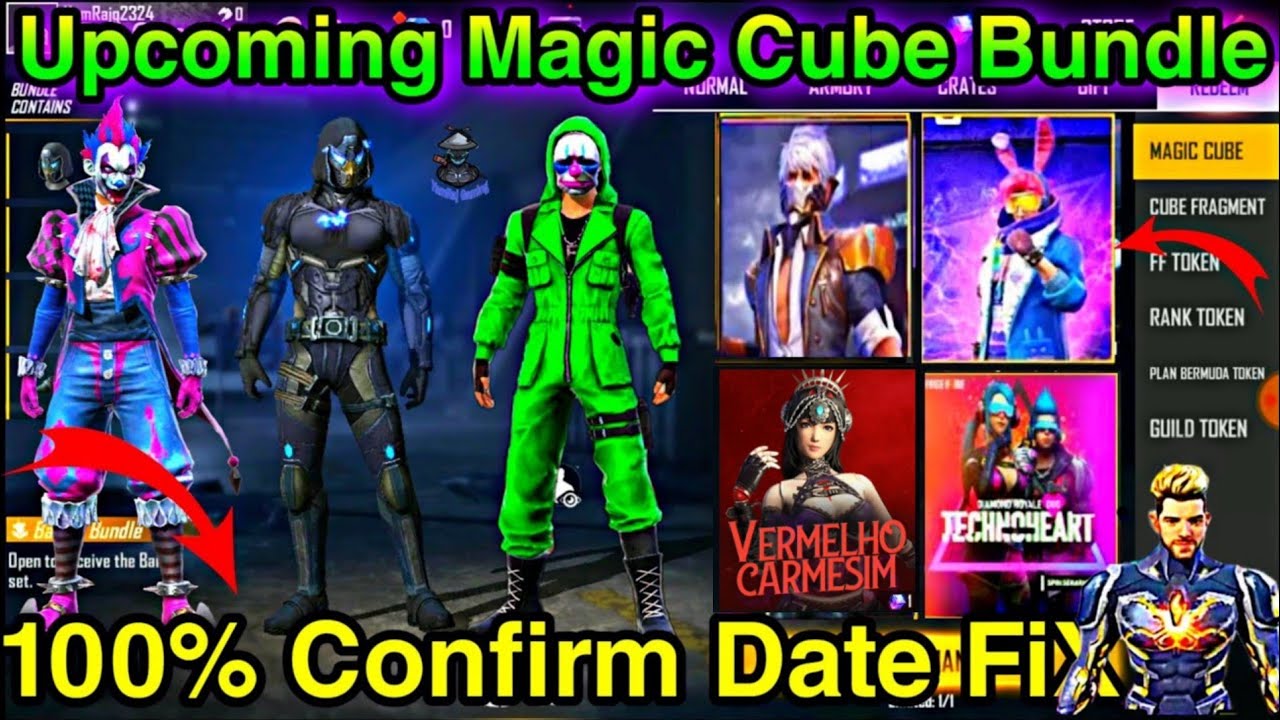 Free Fire Magic Cube | Upcoming Magic Cube Dress In Free Fire | Magic ...