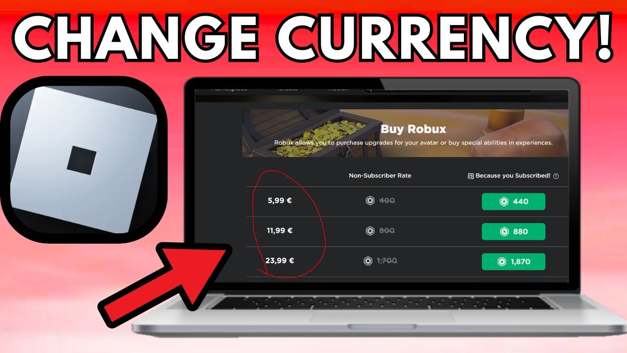 How To Change Currency on Roblox 2025 UPDATE - YouTube