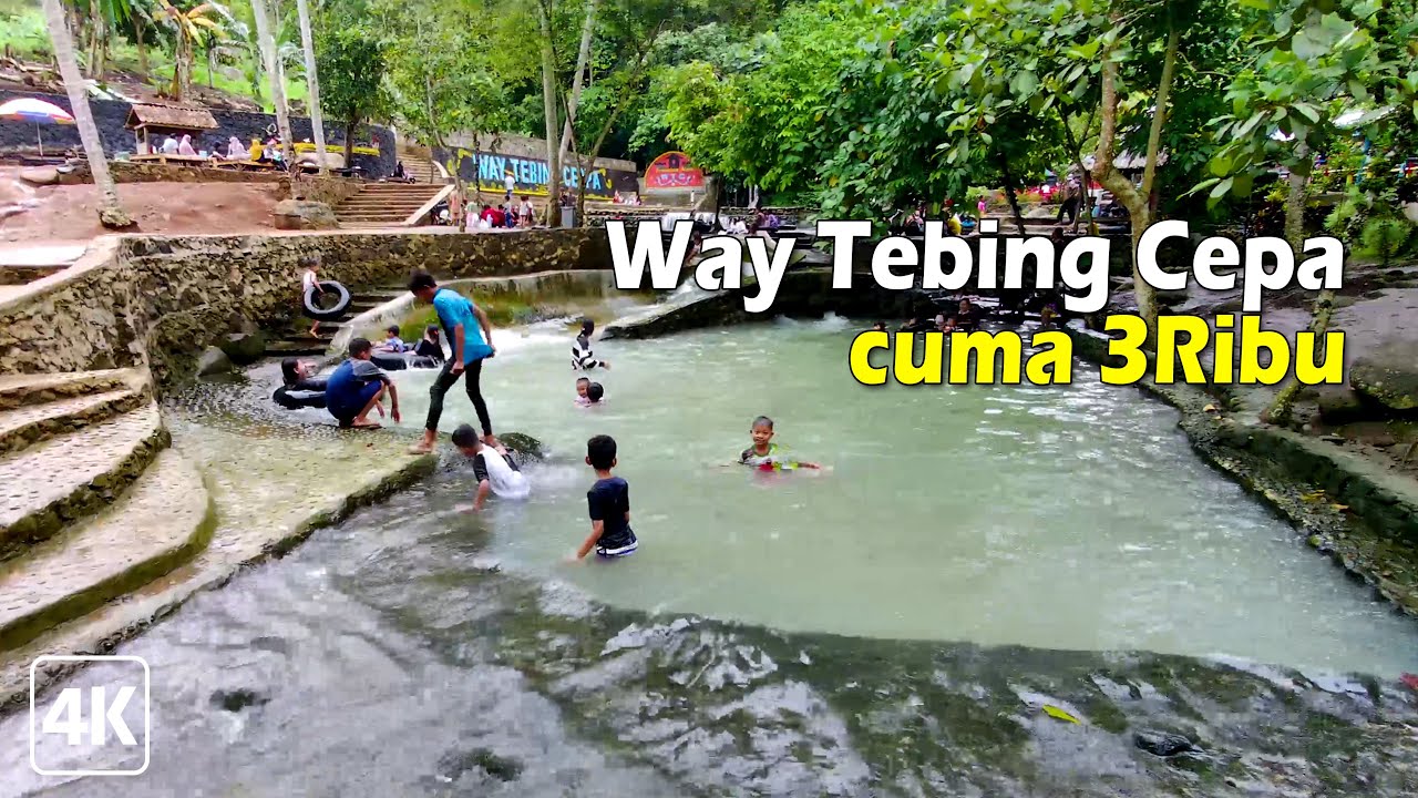 Way Tebing Cepa Wisata Murah dan Rekomendasi Di Lampung Selatan - YouTube