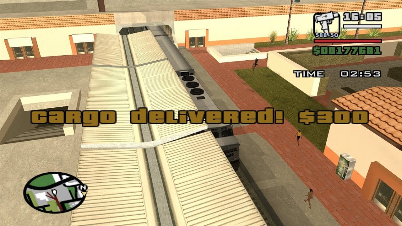 GTA San Andreas - Freight Train missions (levels 1 & 2) - YouTube