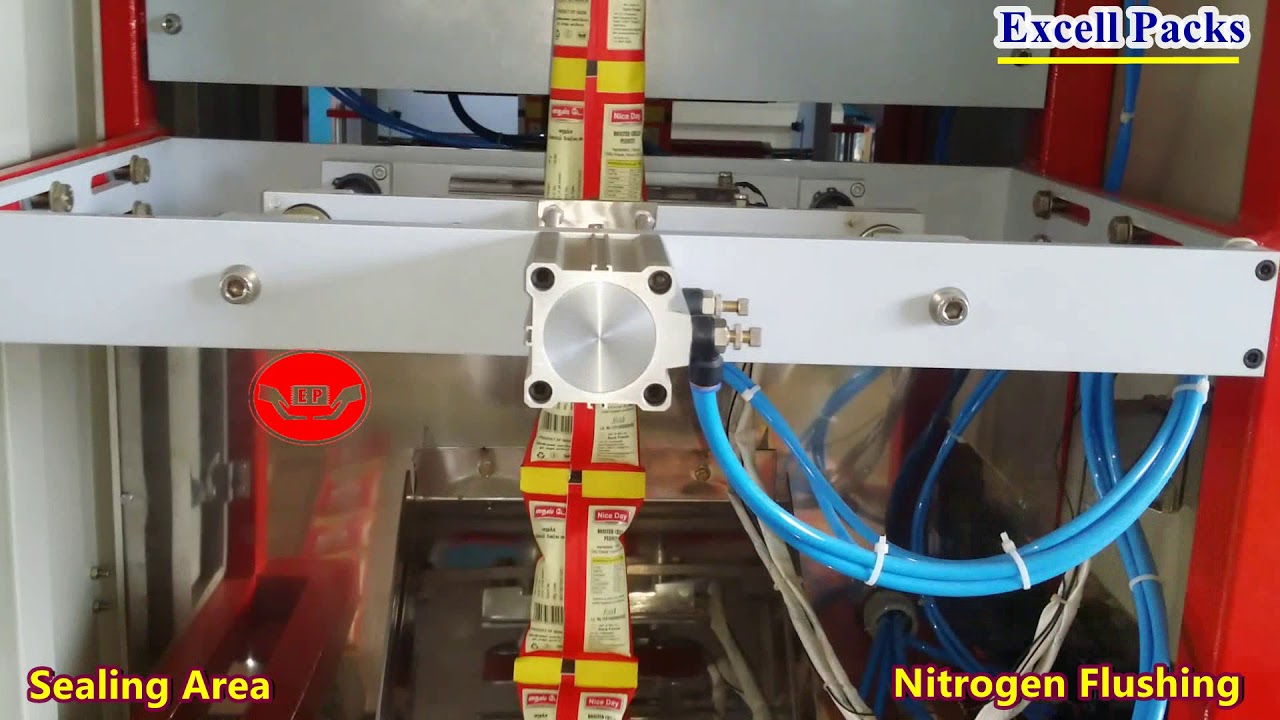 Nitrogen Packing Machine For Dry fruits / Cashews / Almond / Peanuts ...