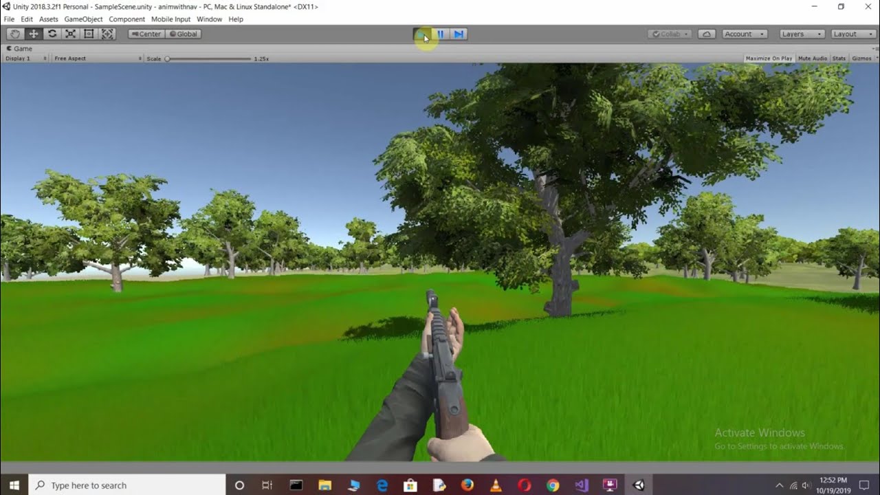Unity 3 D Weapons Switching Fps Reload And Animations Youtube